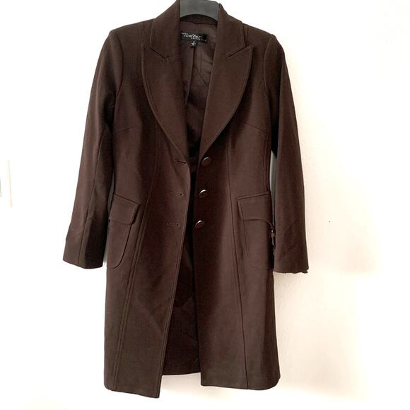 Cache | Jackets & Coats | Cach Contour Collection Brown Trench Coat ...